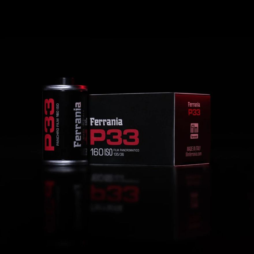 CONFIRMED: Film Ferrania releases P33: an ISO 160 black and white film.