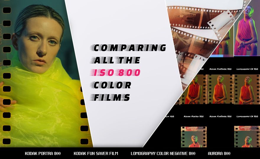 All the C-41 ISO 800 Daylight Colour Films, Compared