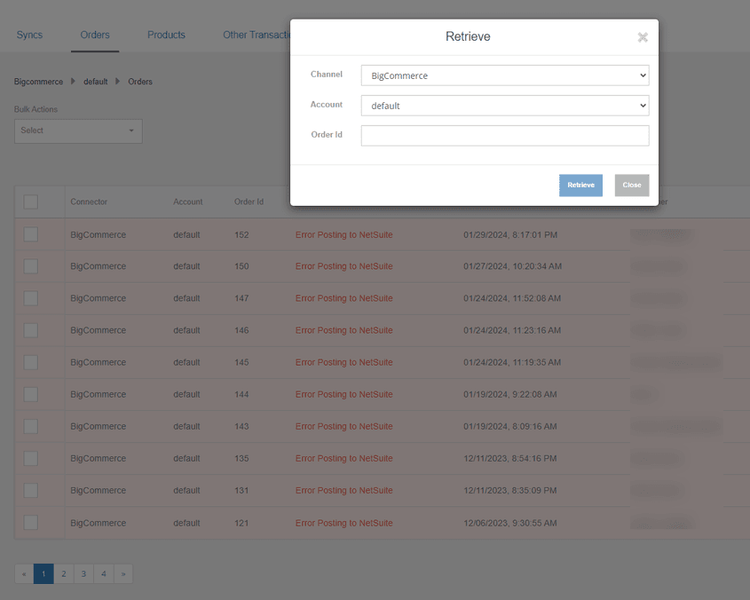 NetSuite Connector for BigCommerce | Payment & Shipping