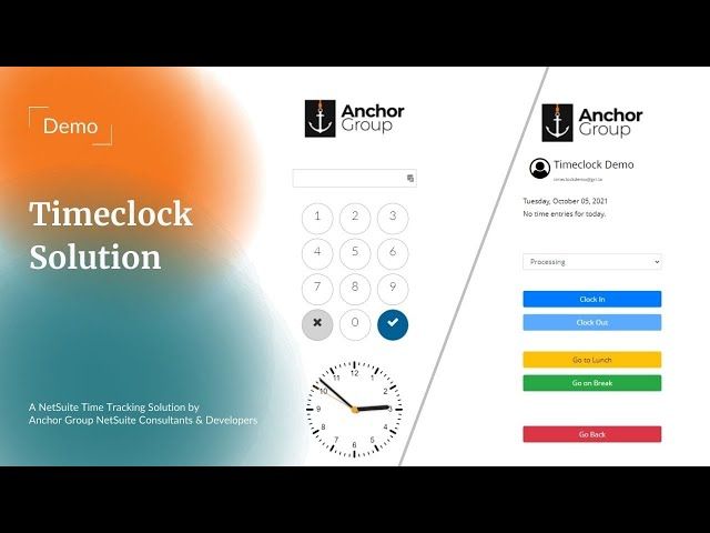 Employee Time Clock for NetSuite and SuitePeople
