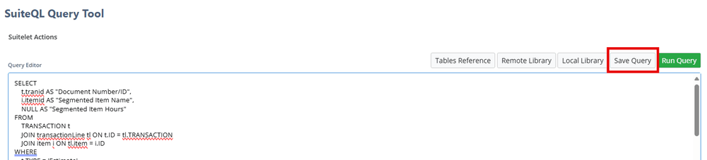 Anchor Group | How to Set Up the SuiteQL Query Tool | NetSuite