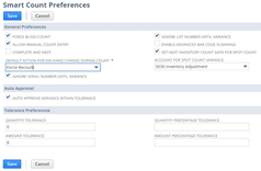 Smart Count Preferences and Spot Count | NetSuite