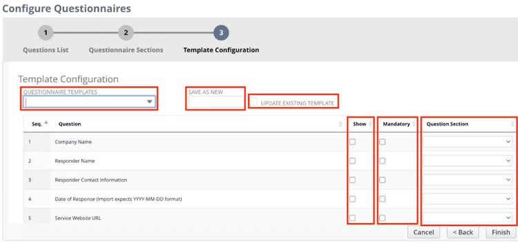 Creating Vendor Onboarding Questionnaires