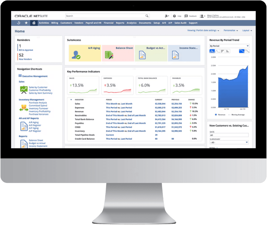 NetSuite Dashboard Review | Anchor Group Consultants
