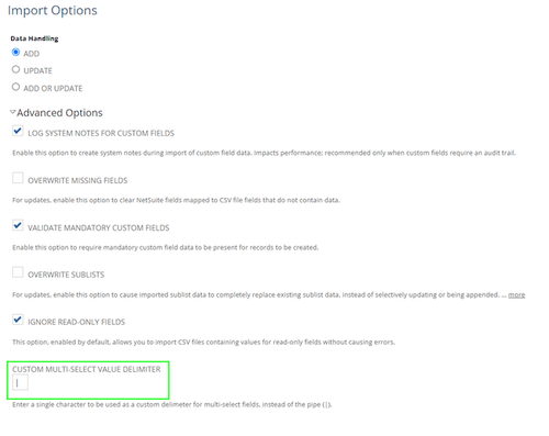 CSV Import Multi-Select Fields | NetSuite Tutorial