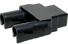 Black Dual Cable battery pole insulator Anda-Olsen