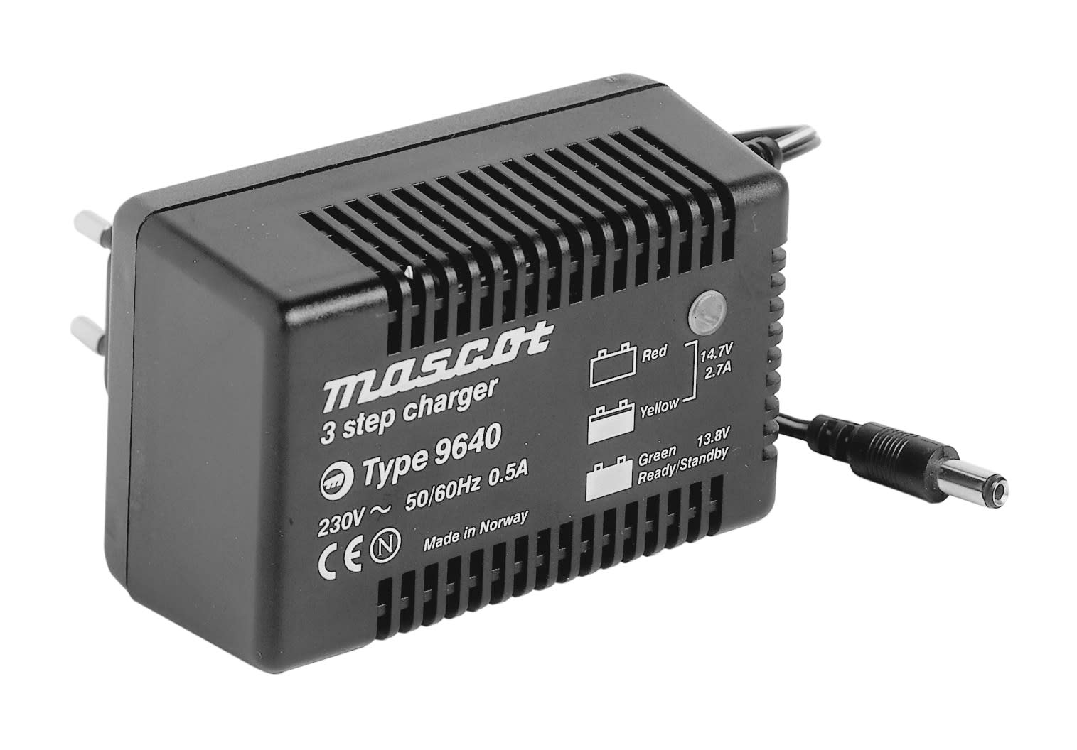 Lader 9641 V 1,5A 3 step charger w/Female Conn Anda Olsen