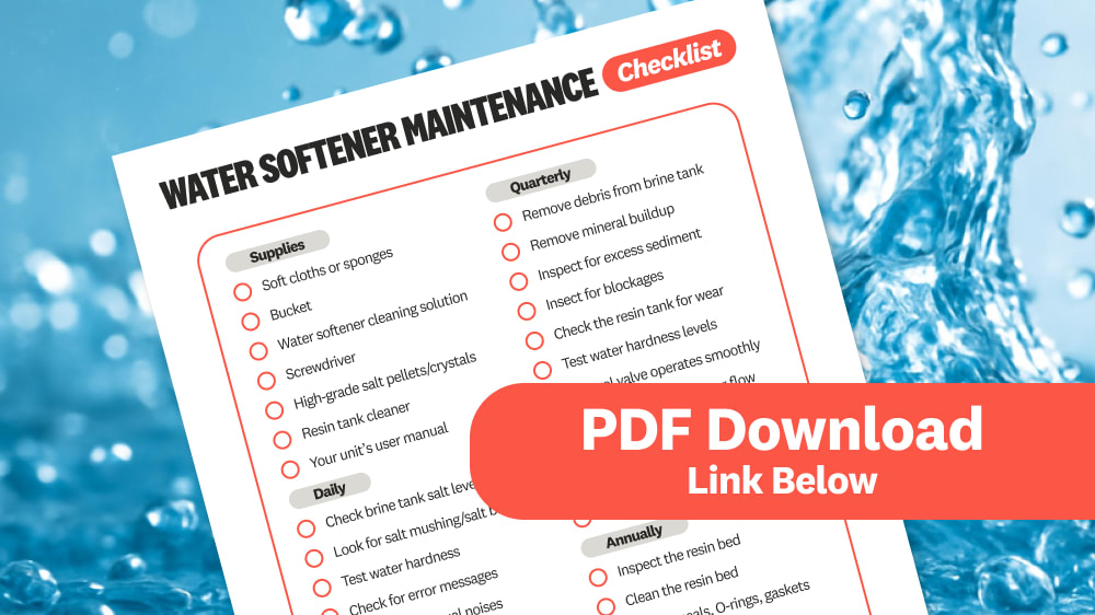 Water Softener Maintenance Checklist | Angi