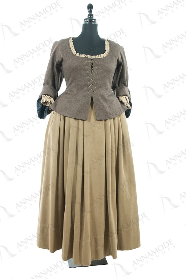 Woman OUTFIT 1770 - 1790 | ANNAMODECOSTUMES - since 1946