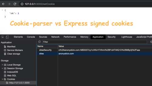 cookie-parser là gì? Middleware cần thiết mã hoá cookie trong expressjs cookie-parser là gì? Middleware cần thiết mã hoá cookie trong expressjs