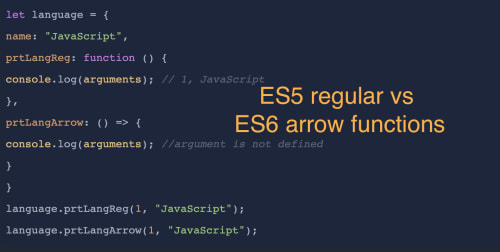 Sự Khác Nhau Giữa Regular Và Arrow Functions Trong Javascript