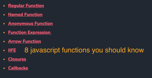 Đừng học về function javascript cho đến khi bạn được được 8 cách viết này