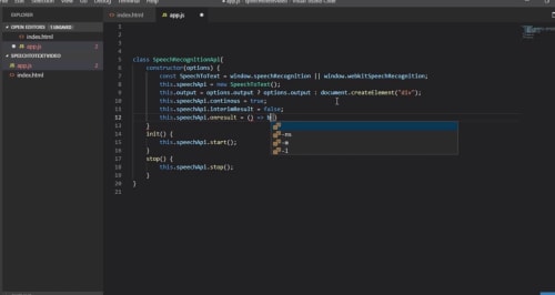 Speech Recognition API - Chuyển giọng nói thành văn bản javascript