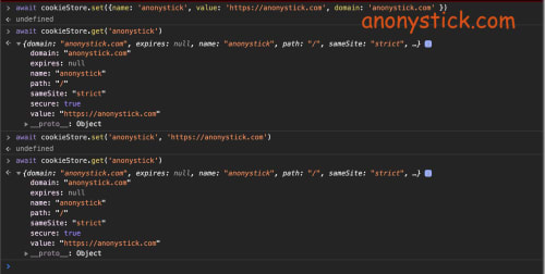cookieStore là gì? Tạo sao nó lại thay thế document.cookie kế từ phiên ...
