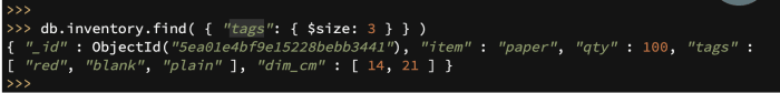 Tips Query Array Trong Mongodb