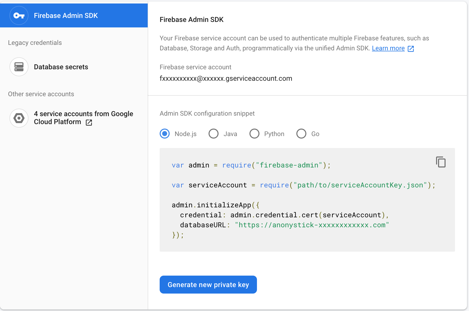 Firebase push notification nodejs Firebase push notification nodejs