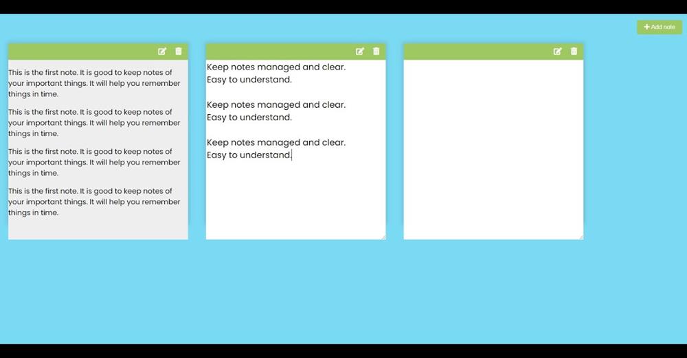 Triển khai Notes App trong javascript kèm theo source code