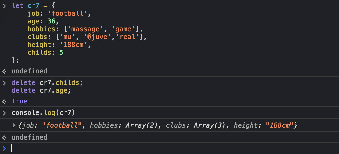 Remove Item In Object Javascript