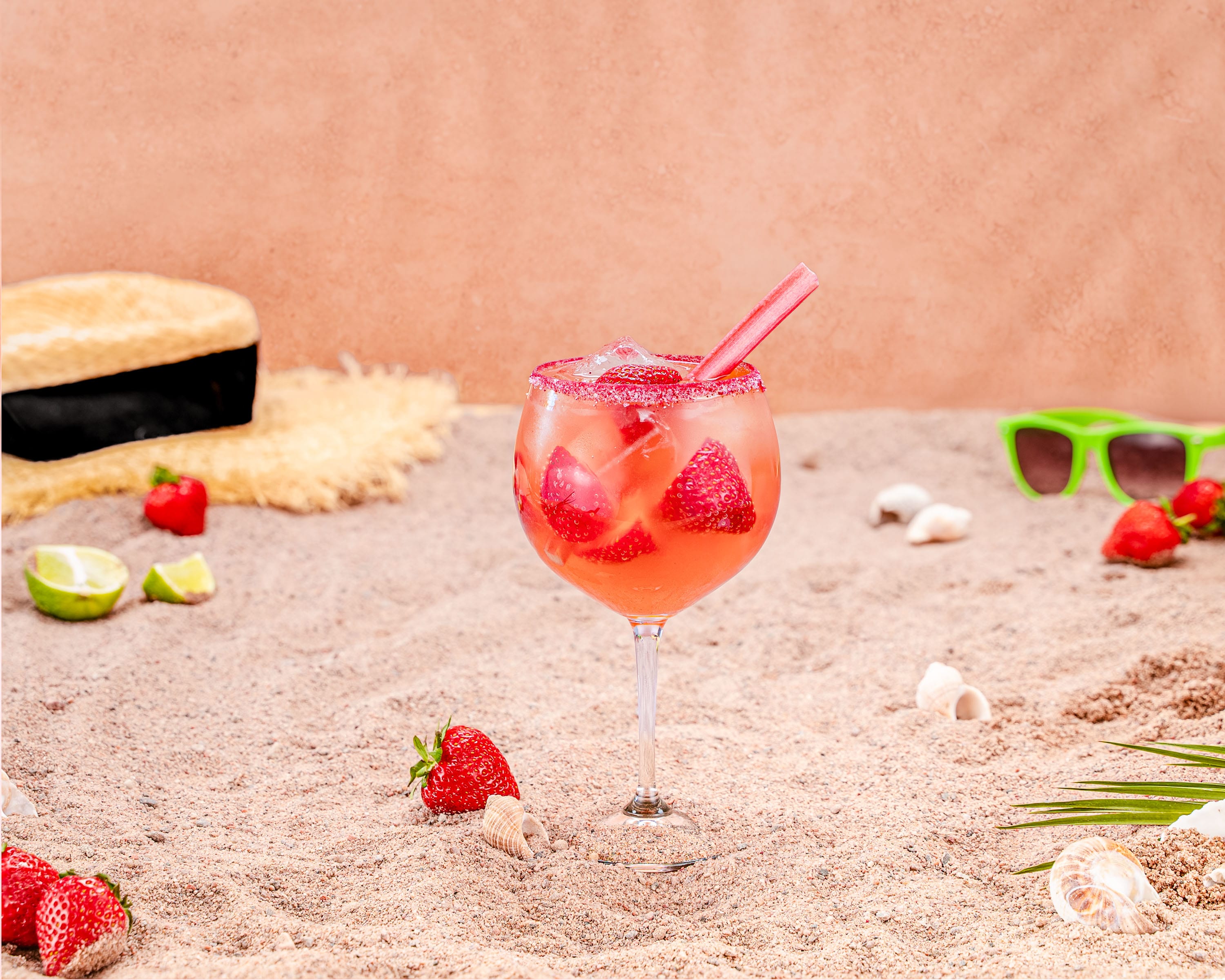 Maasika - rabarberi Spritz kokteil