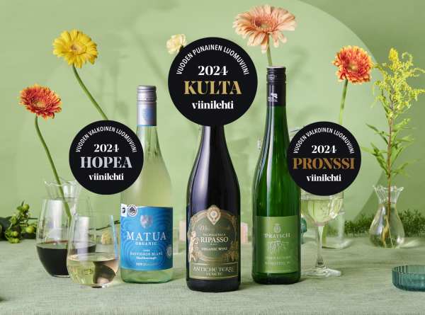 Viinilehden Vuoden punaviini 2024 luomuna | Viinimaa