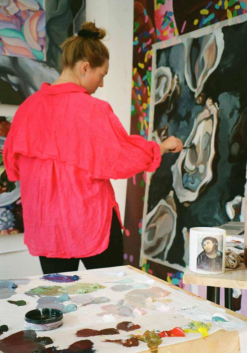 Malin Molin - konstnär som skapar moderna matstilleben | folk o folk