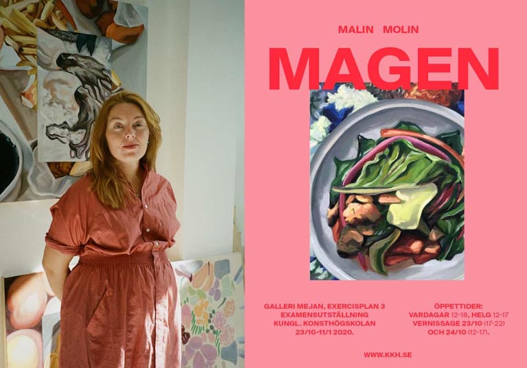 Malin Molin - konstnär som skapar moderna matstilleben | folk o folk