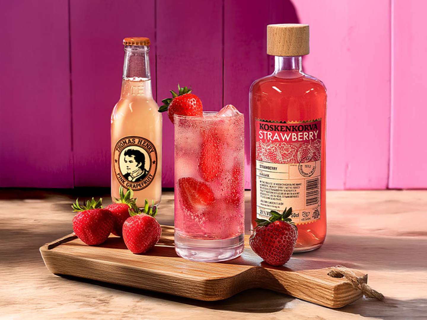 Strawberry Dream - frisk sommardrink med jordgubbar | folk o folk