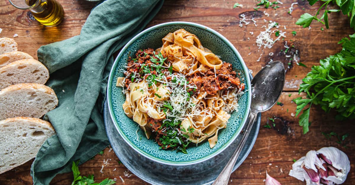 Pasta al Ragu med bacon. | folk o folk