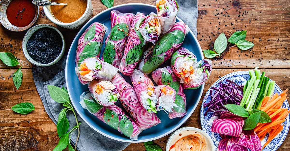 Vietnamesiska vårrullar med lax | folk o folk