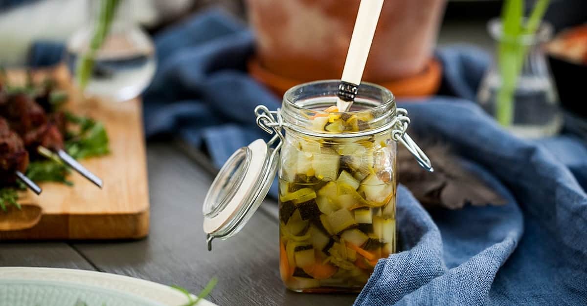 Inlagd vego-sill med zucchini till påskbordet | folk o folk