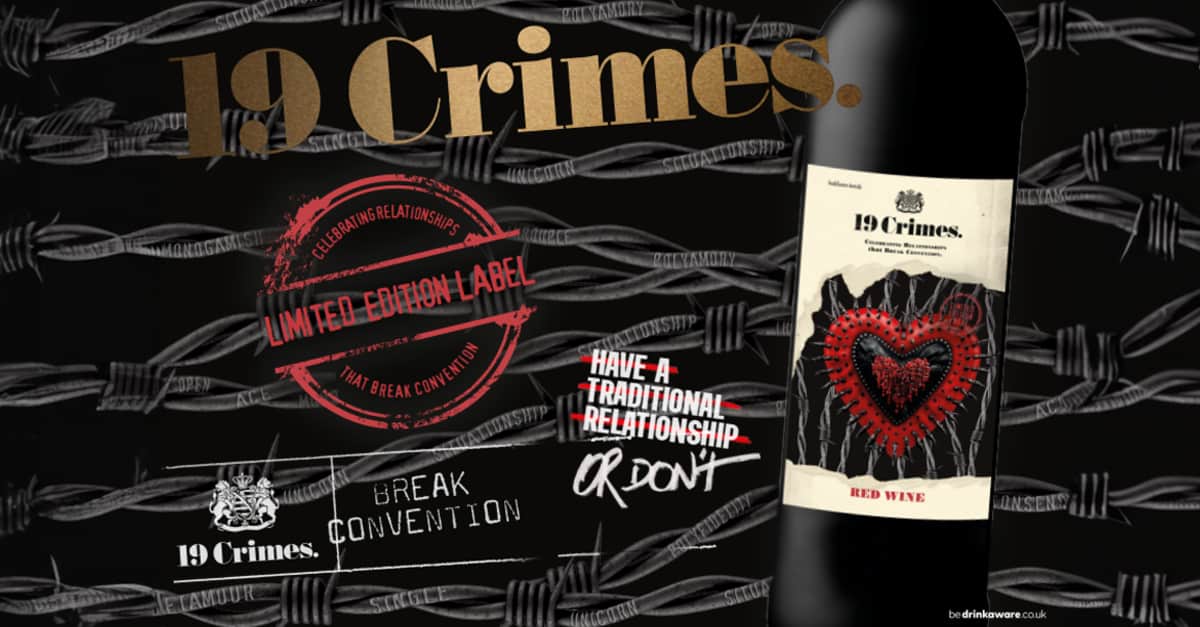 Ystävänpäiväksi 19 Crimes Red Blend Valentines Limited Edition | Viinimaa
