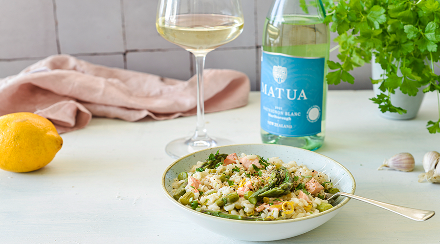 Lõhe-spargli risoto