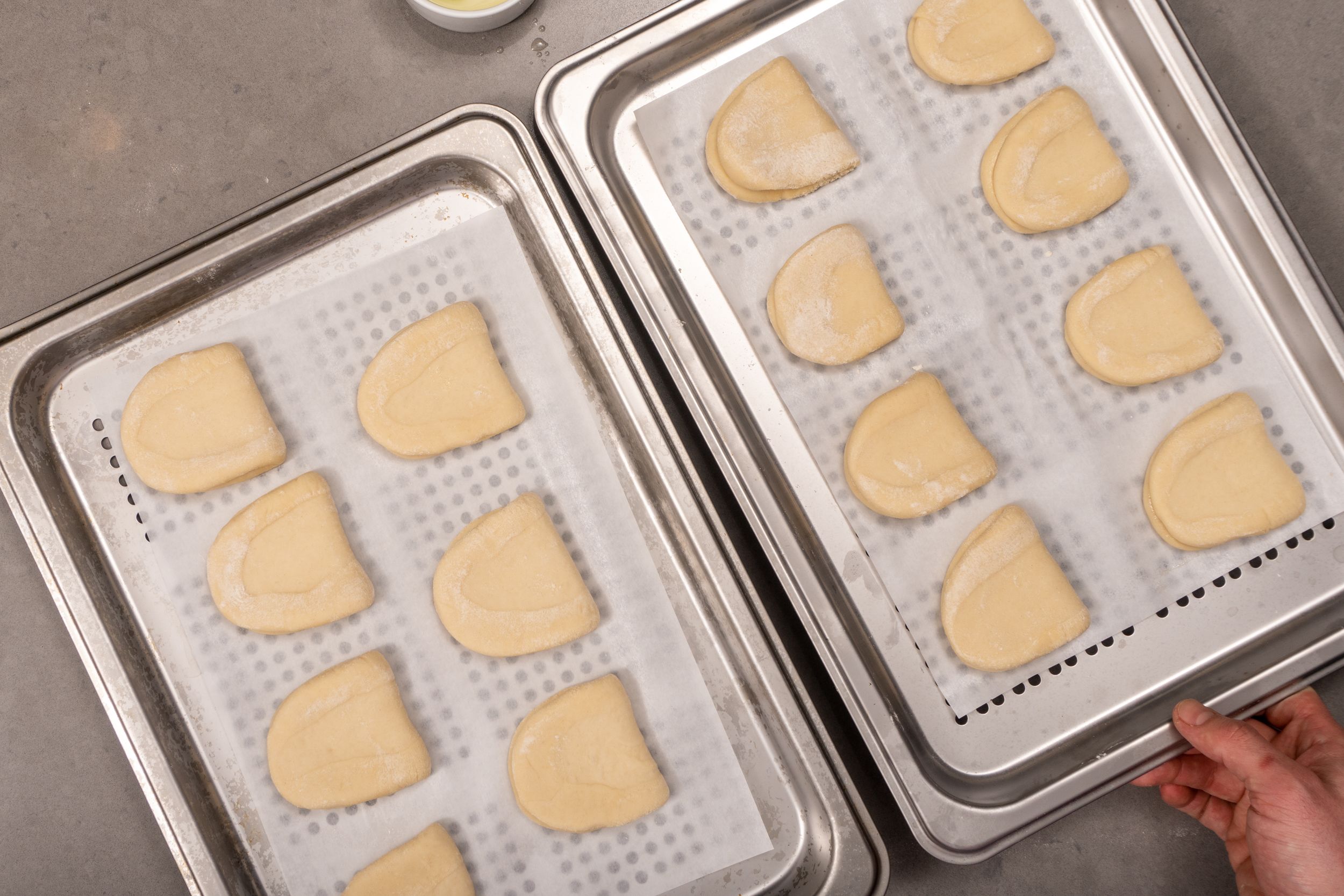 Steamed Chinese Pinch Buns (Folded Mantou) | Combi Steam Oven Recipes