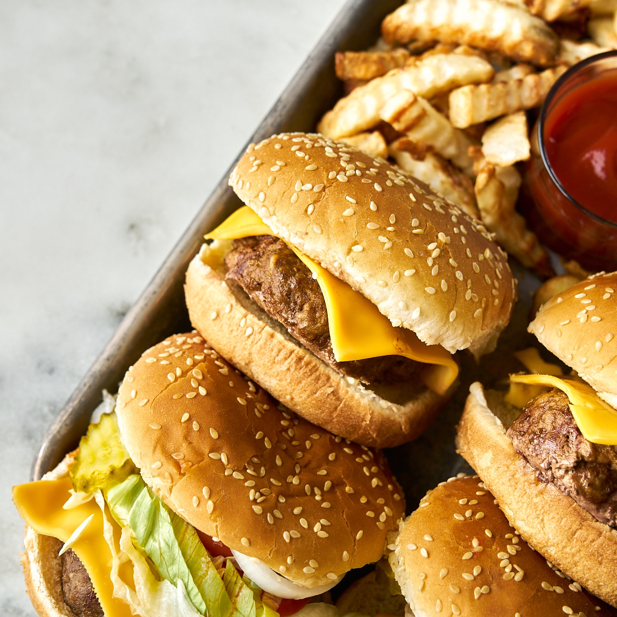 Steam-Baked Diner-Style Cheeseburgers | Combi Steam Oven Recipes