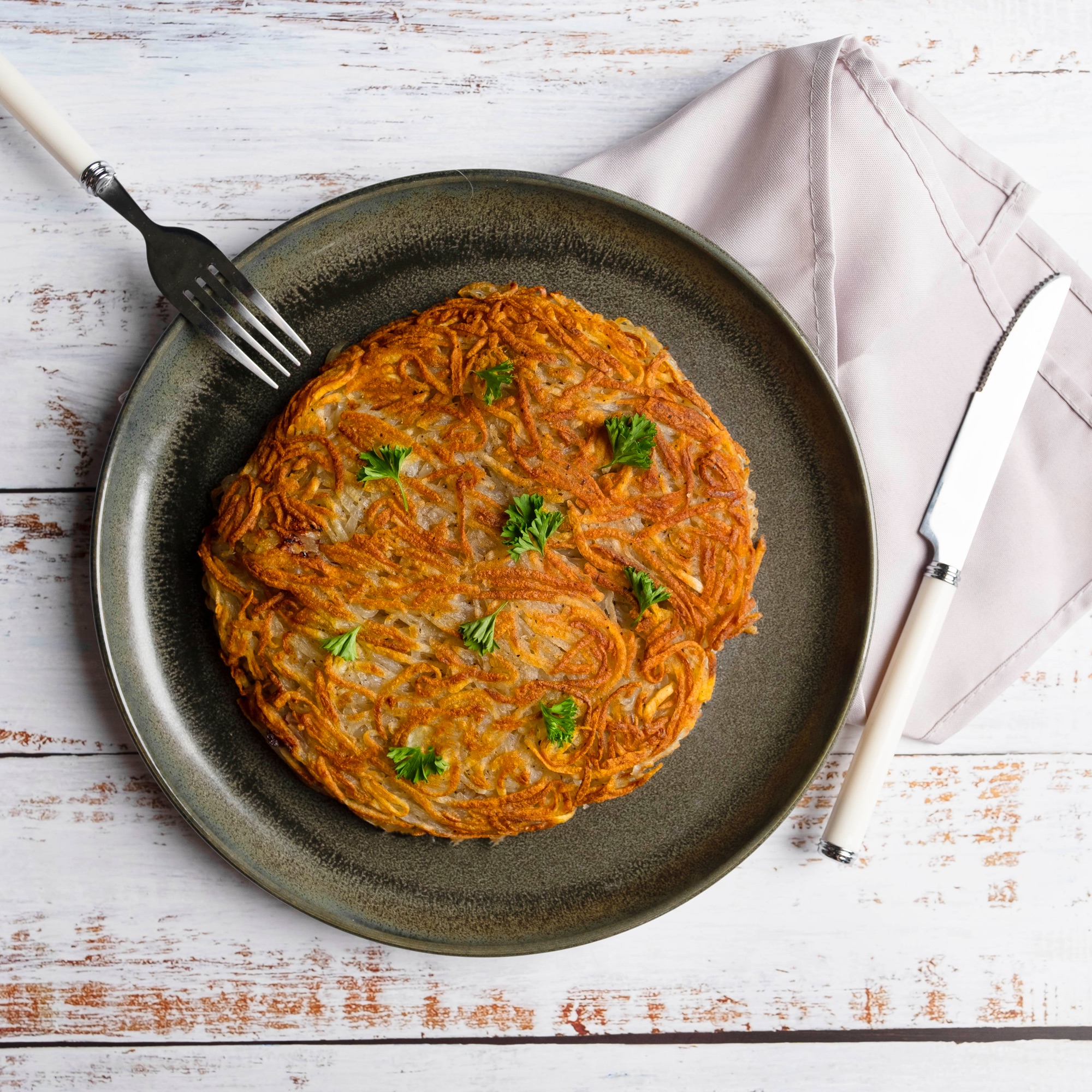 Steam-Baked Rosti Potatoes | Combi Steam Oven Recipes