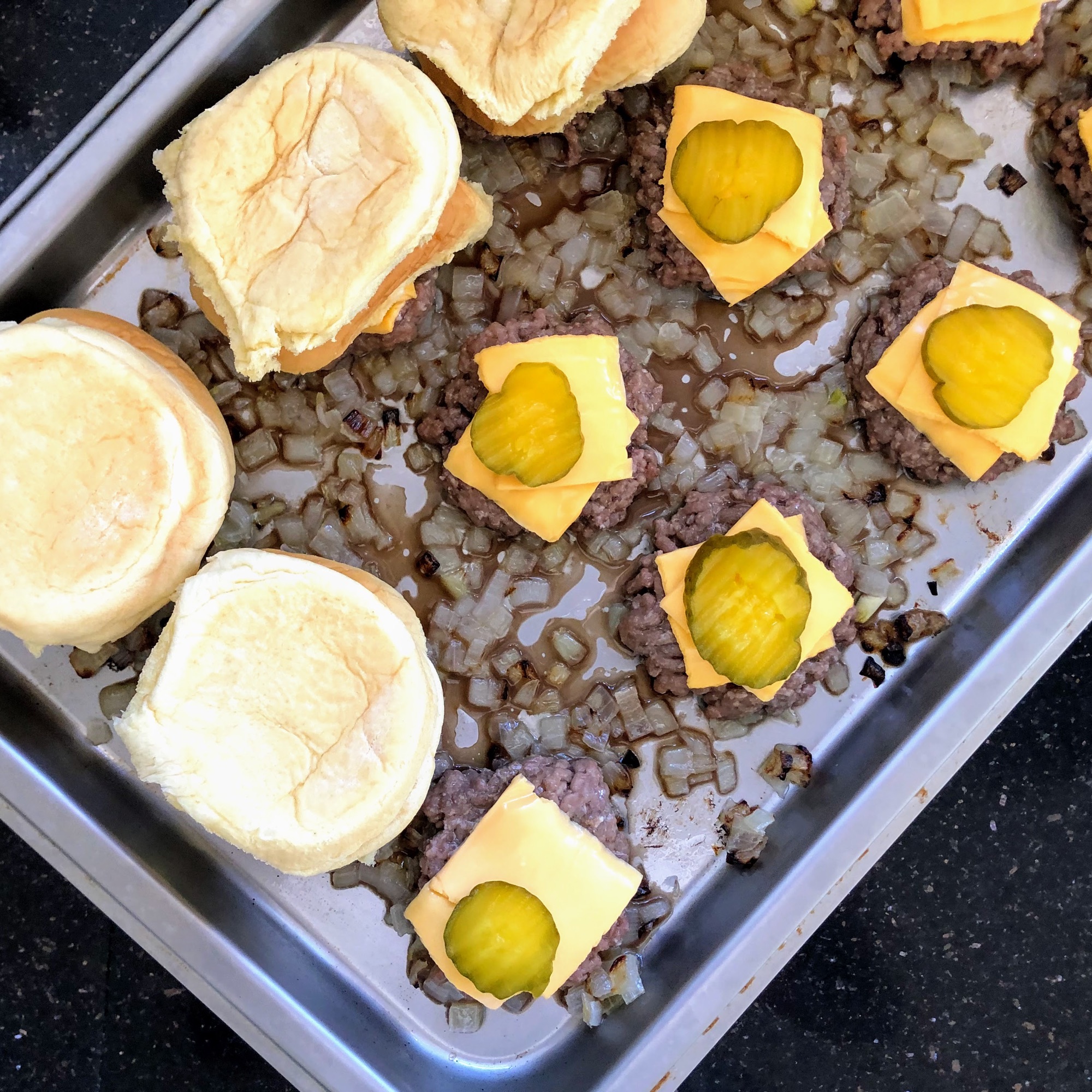 Steamed Cheeseburger Sliders | Combi Steam Oven Recipes