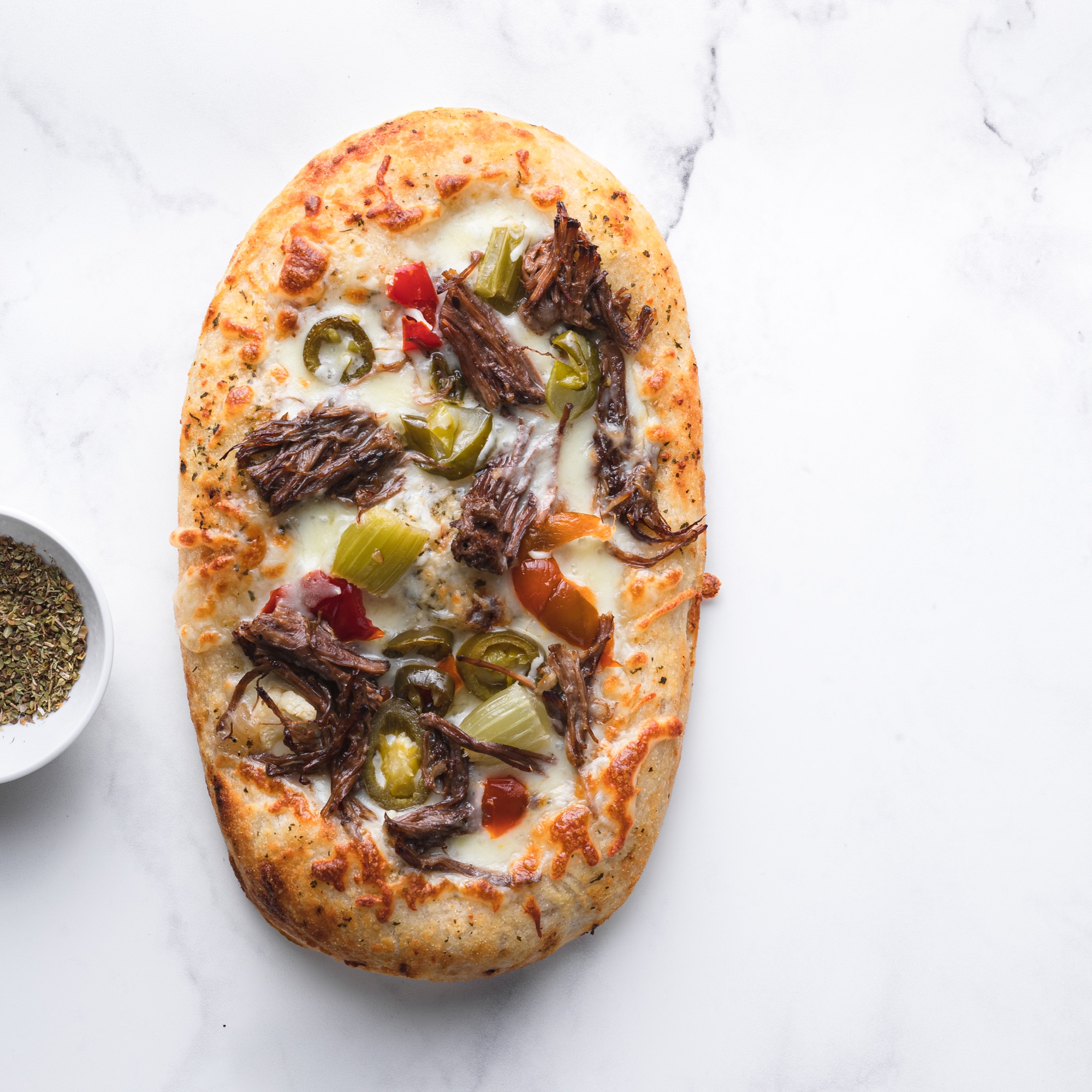 Chicago Italian Beef Flatbread | Combi Steam Oven Recipes