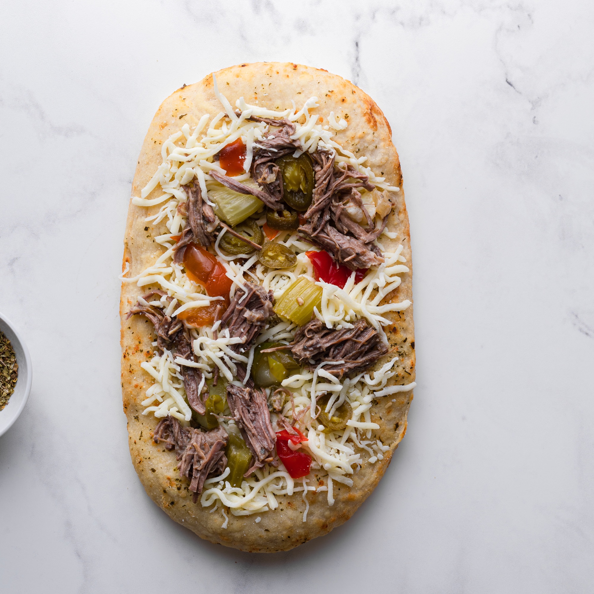Chicago Italian Beef Flatbread | Combi Steam Oven Recipes