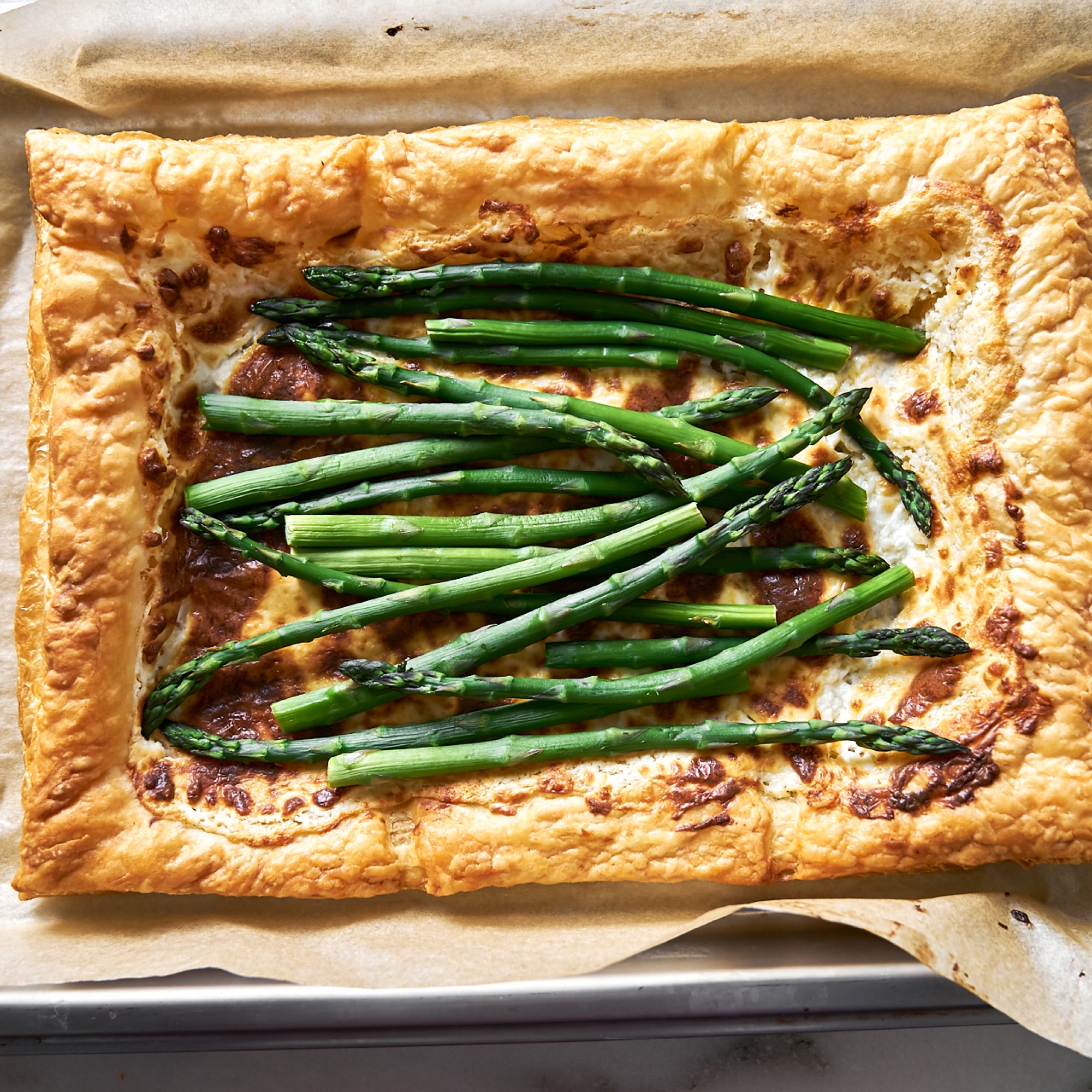 Asparagus Puff Pastry Tart | Combi Steam Oven Recipes