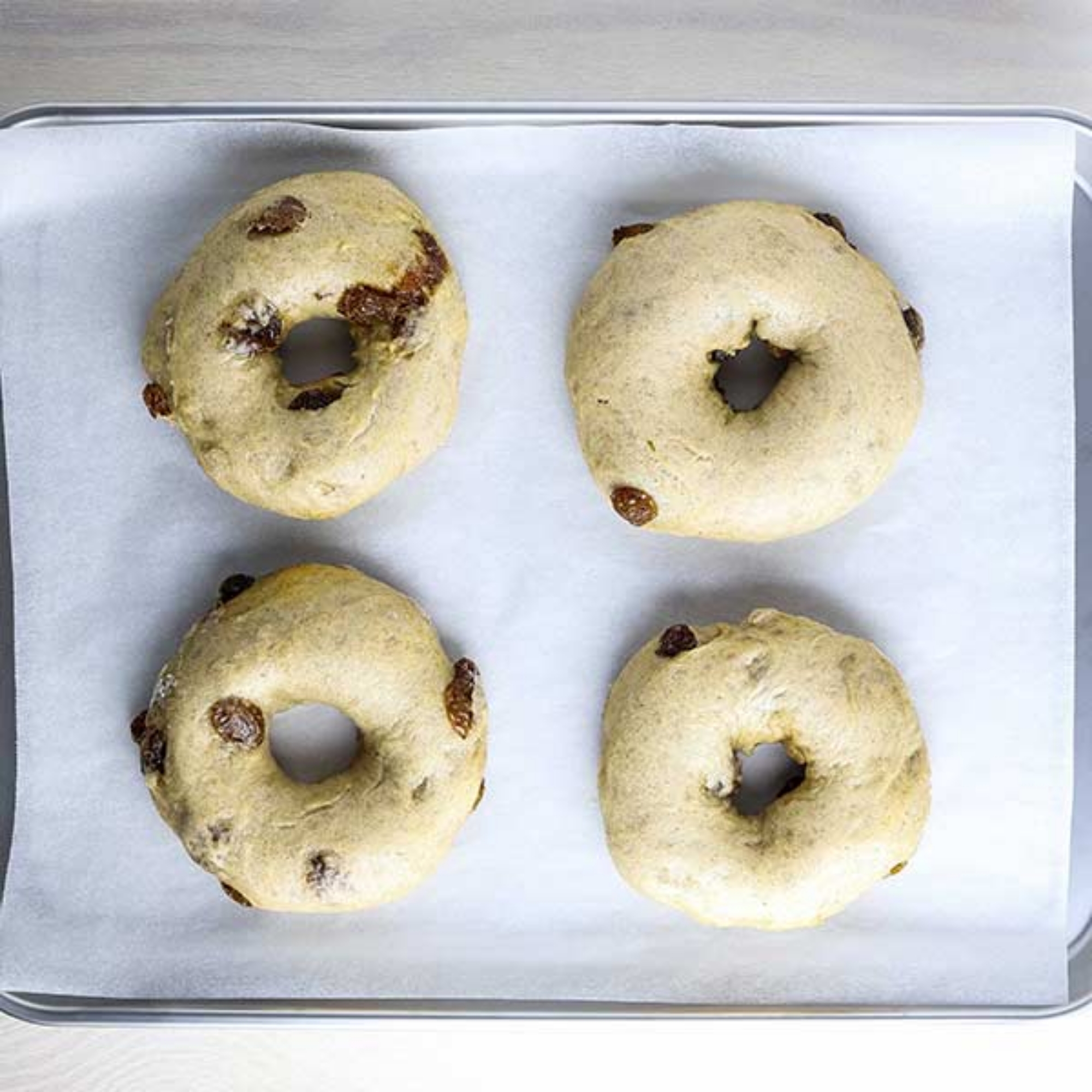 Steam-Baked Cinnamon Raisin Bagels | Combi Steam Oven Recipes