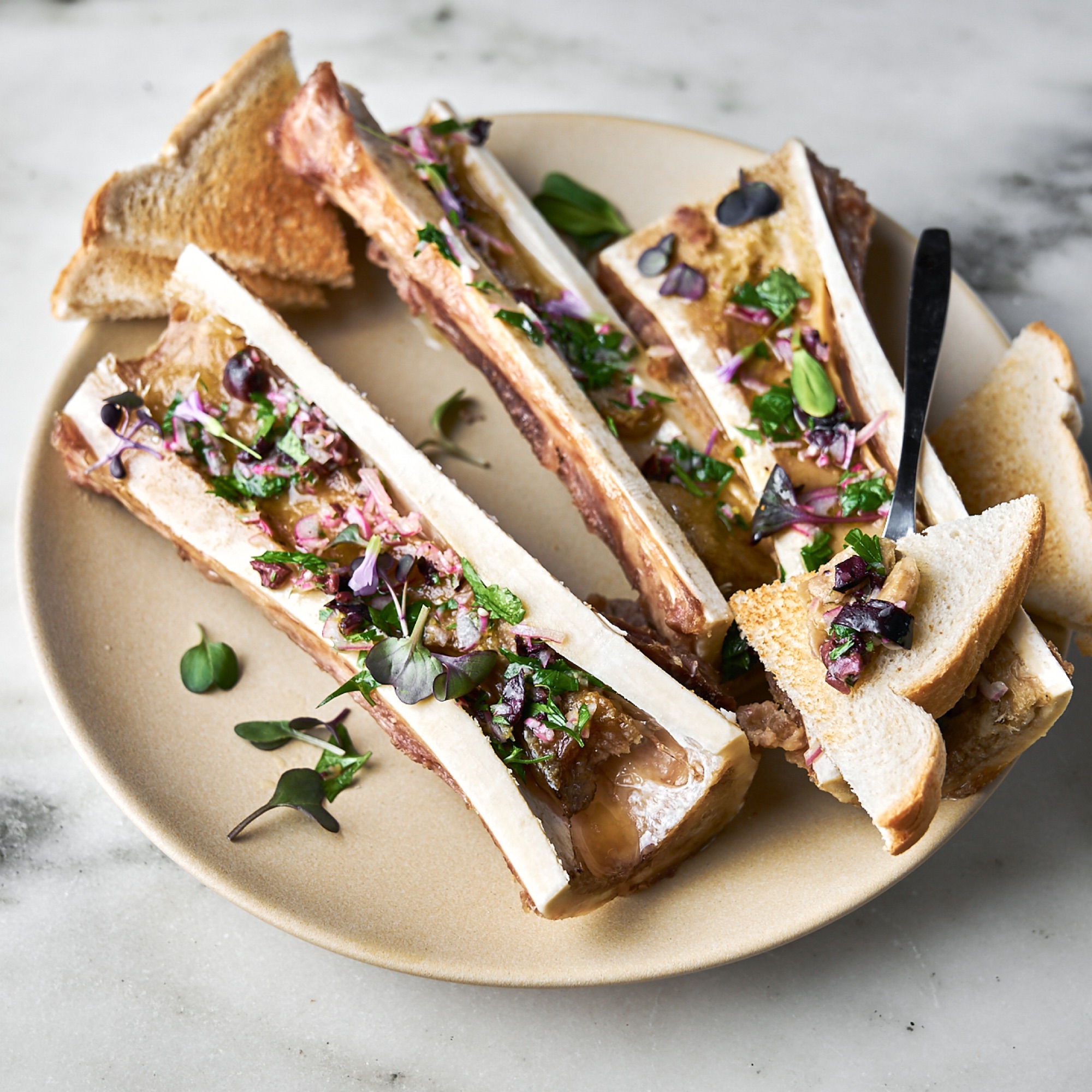Slow-Cooked Bone Marrow with Gremolata | Combi Steam Oven Recipes
