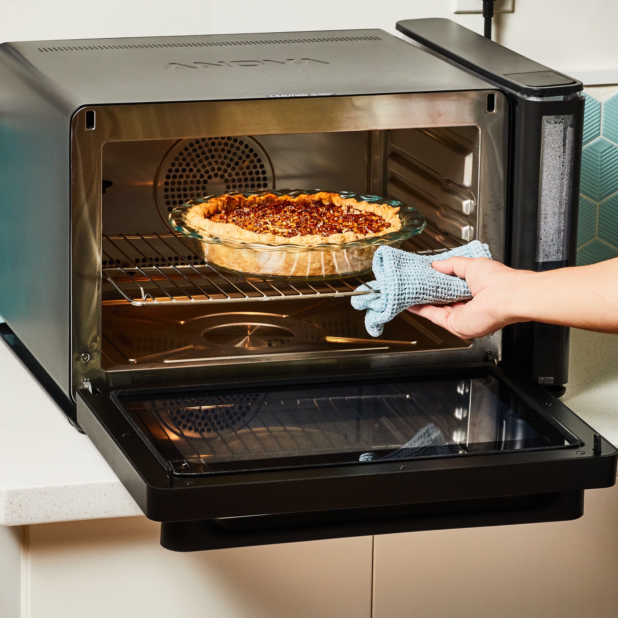 Steam-Baked Molasses and Maple Pecan Pie | Combi Steam Oven Recipes