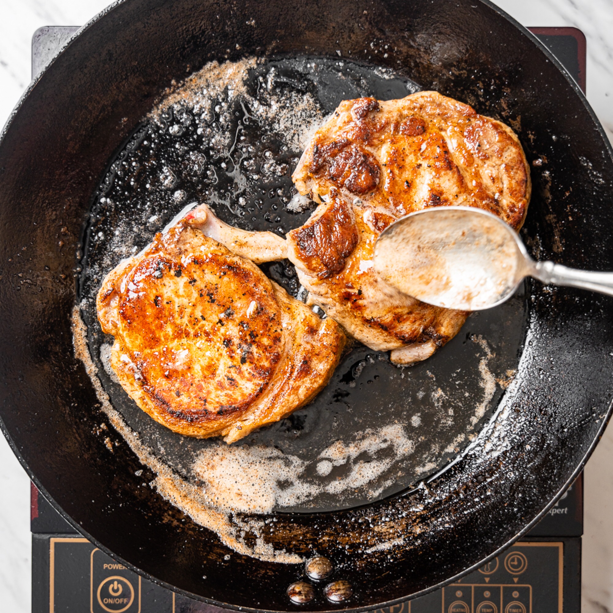 Orange-Fennel Roasted Pork Chops with Compressed Pineapple Salsa ...