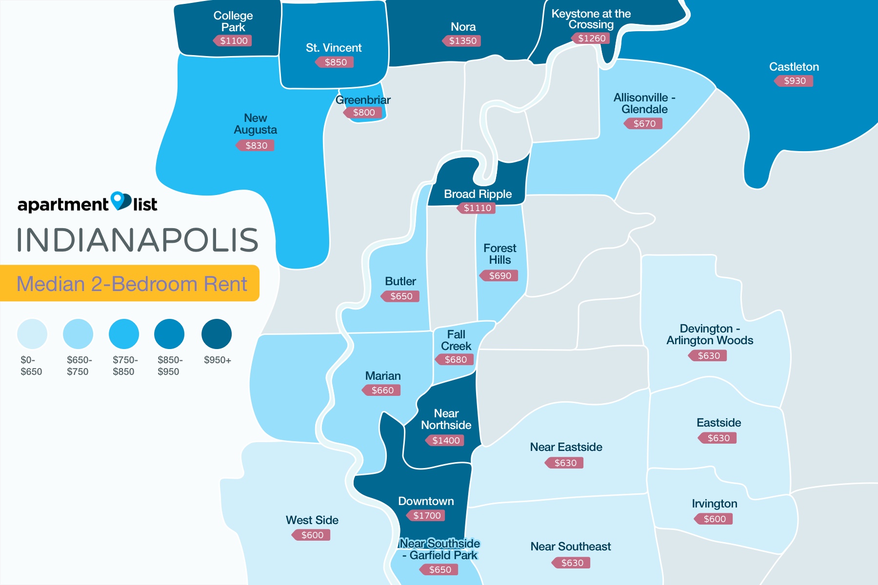 100 Best Apartments in Indianapolis, IN starting at $480!