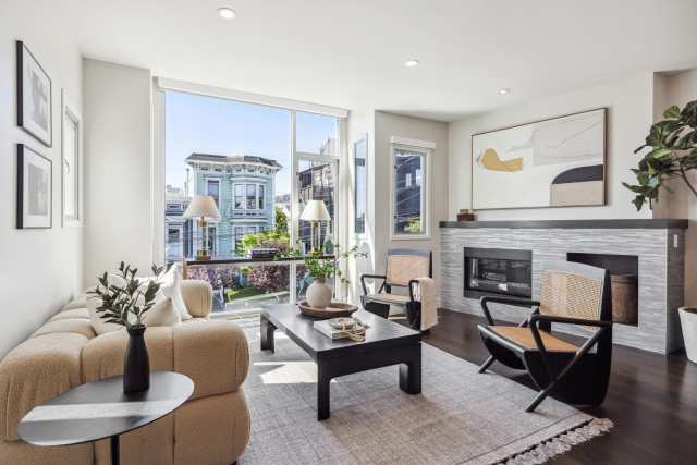 3BR/2.5BA Stunning Noe Valley Two Level Condo, Terrace, Patios, Garage ...
