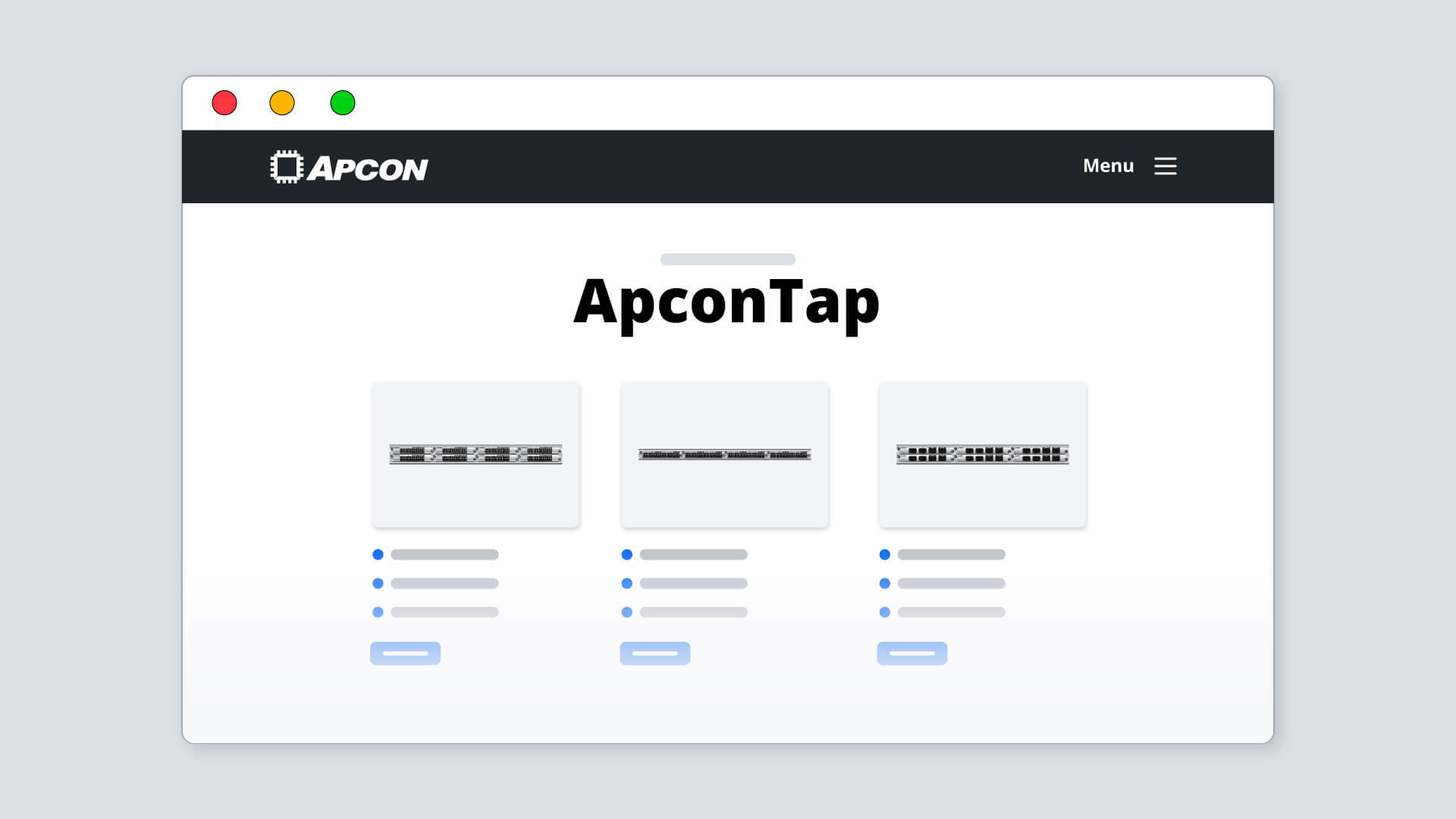 Passive Optical TAP | Passive Network TAP | APCON