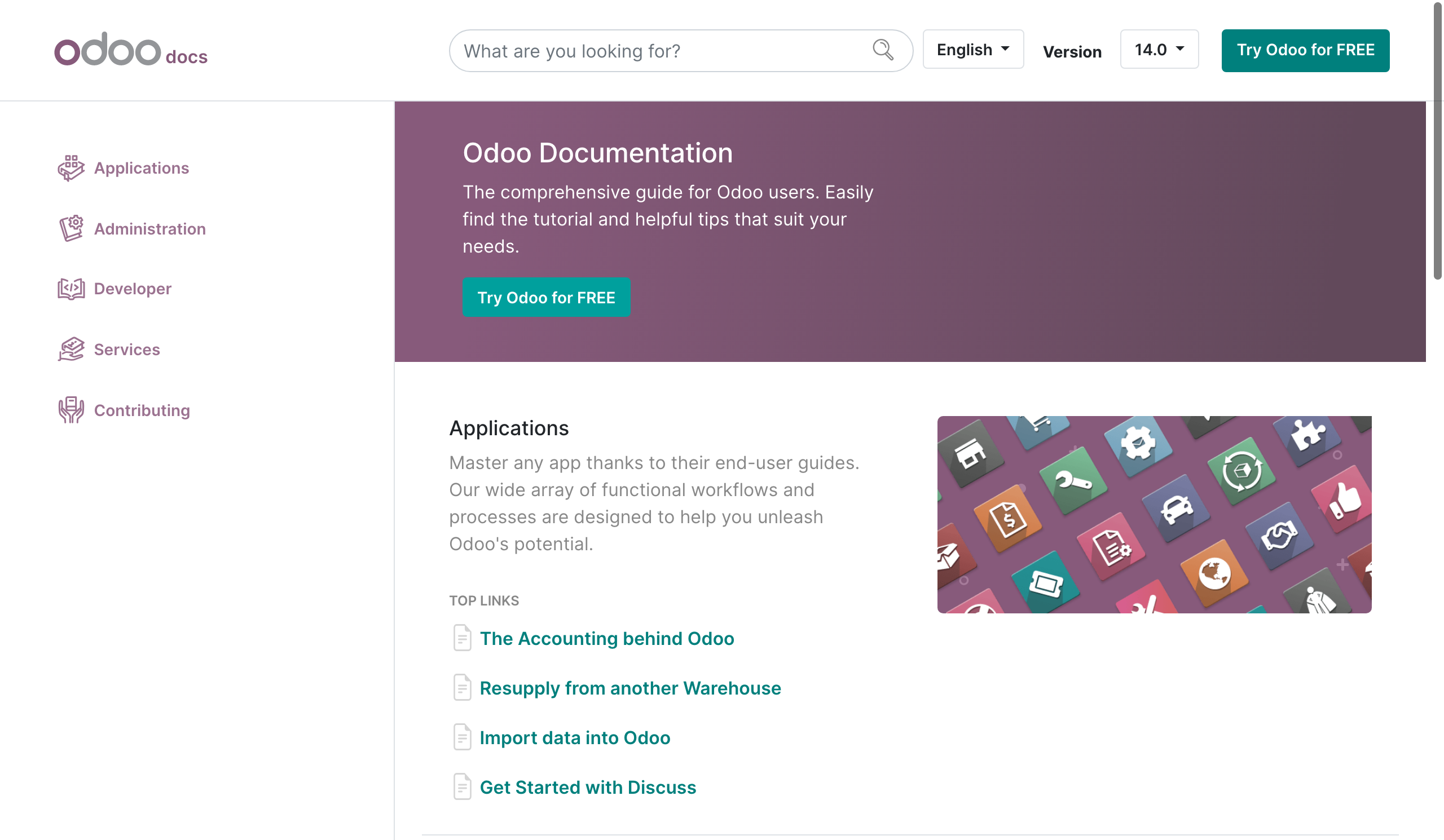 Odoo Api Developer Docs Apis Sdks And Auth Api Tracker