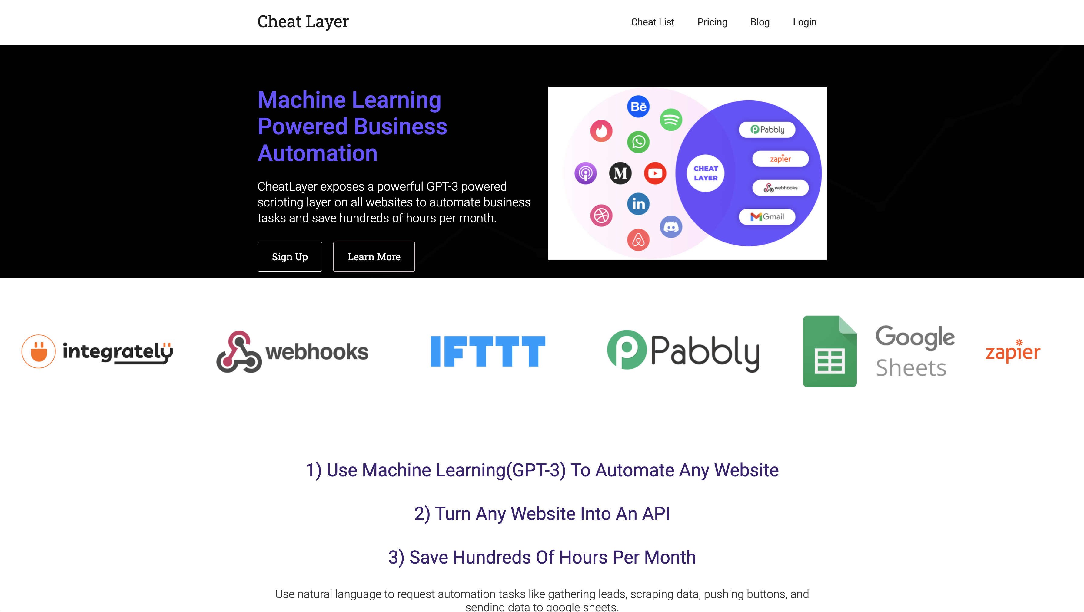 Cheatlayer- GPT-3 支持的业务自动化