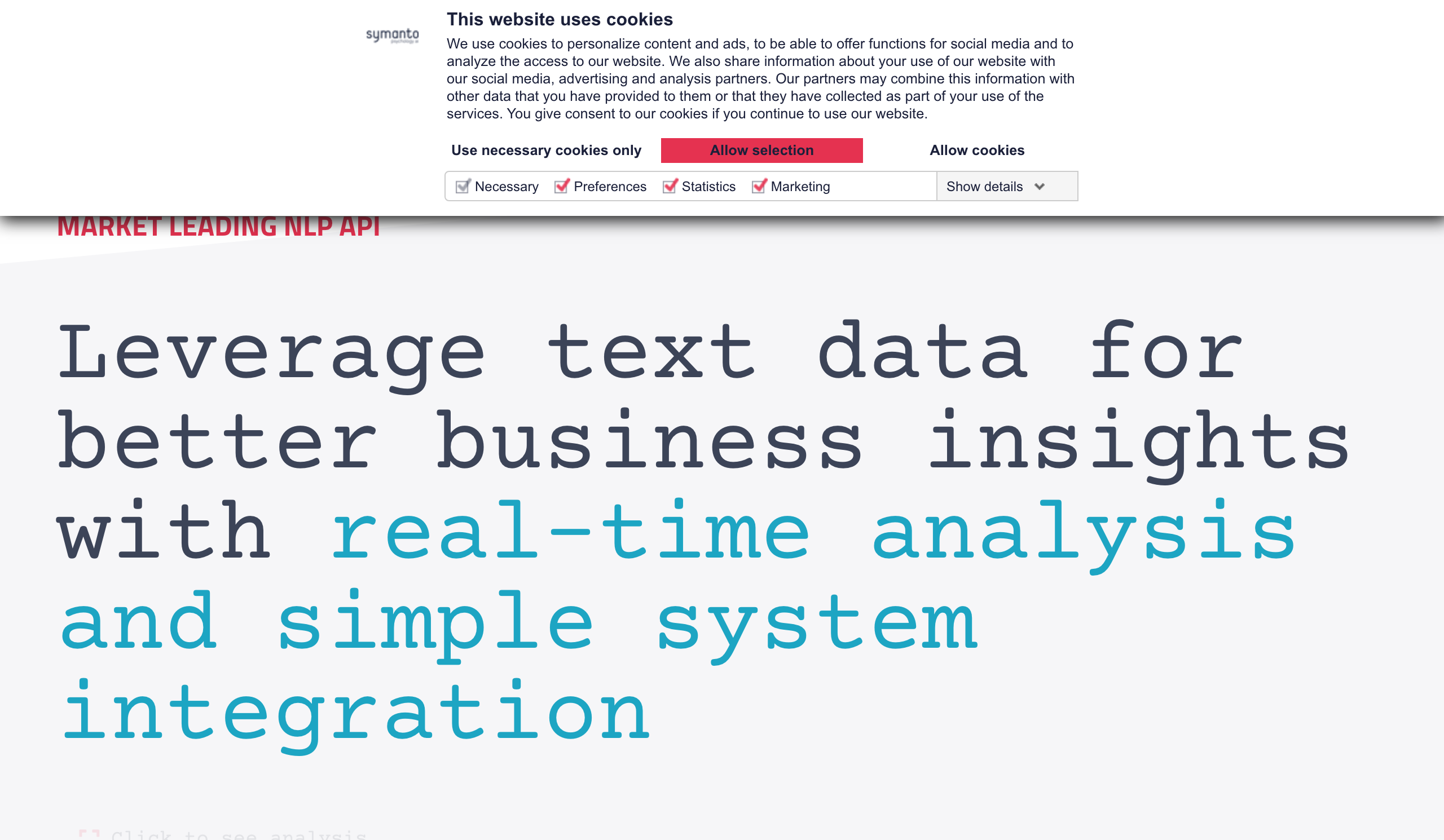 Symanto Api Developer Docs Apis Sdks And Auth Api Tracker