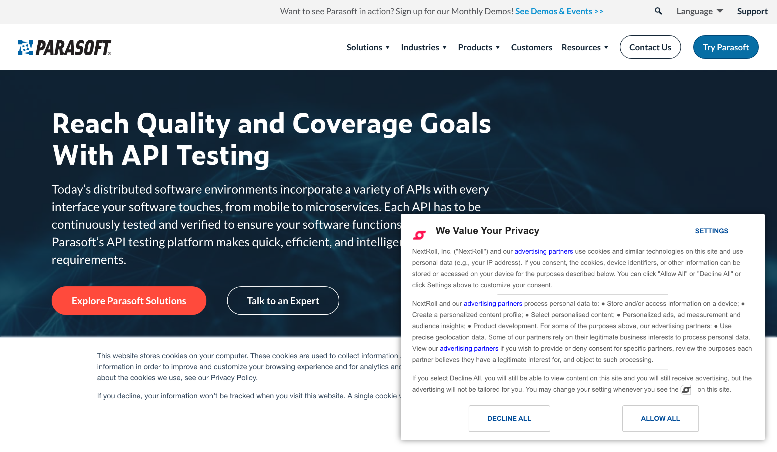 Parasoft Api Developer Docs Apis Sdks And Auth Api Tracker